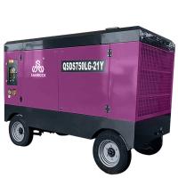 China High Pressure Diesel Screw Air Compressor Machine Portable for sale