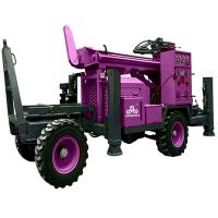 China Portable Water Well Drilling Rig Machine with 3300mm One Push Length and Hydraulic System for sale