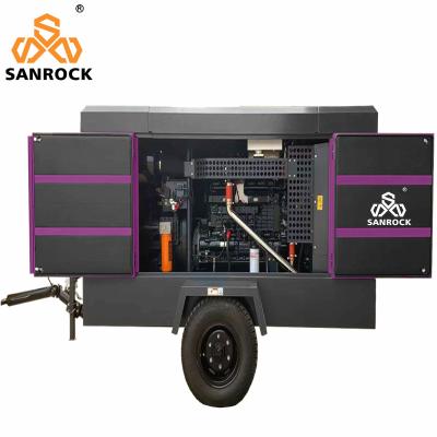 China 18m3/min Air Consumption Mobile Screw Air Compressor for Mining for sale