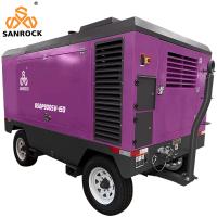 China Diesel Driven Screw Air Compressor High Pressure Portable Mining Screw Air Compressor for sale