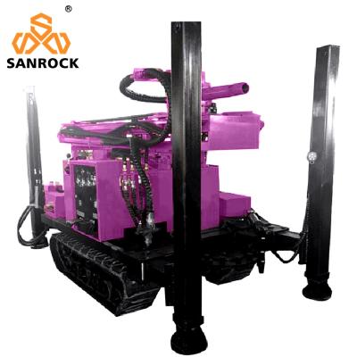 China Hydraulic Borehole Drilling Machine Yunnei Engine Crawler Water Well Drilling Rig 4800 KG for sale