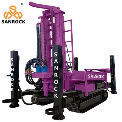 China 6000 KG Portable Hydraulic Water Well Drilling Rig for Drilling Diameter 140-320 mm for sale