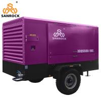 China G2*1 G3/4*1 Outlet Valve Mining Rotary Screw Air Compressor with  Diesel Engine for sale