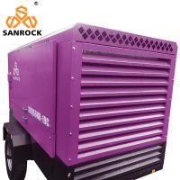 China Diesel Screw Air Compressor Machine Mining Mobile Rotary Screw Air Compressor for sale
