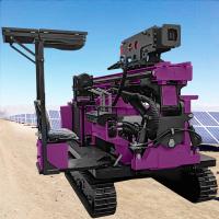 China Solar Photovoltaic Pile Drilling Machine Hydraulic Static Pile Driver Vibratory Hammer Pile Driver Machine for sale