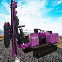 China Ground Screw Pile Driver Machine Power 70KW Solar Pile Driving Equipment Portable Rotary Pile Driver for sale