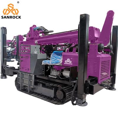China Deep Water Drilling Equipment Crawler Water Well Drilling Rig with Hydraulic Controlling System for sale