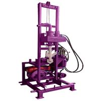 China Hydraulic Trailer Mounted Water Well Drilling Rig for Drilling Depth of 120m and 200 KG Capacity for sale
