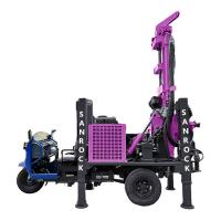 China 13T Lifting Force Rotary Drilling Rig Portable Hydraulic Water Well Drill Machine for sale