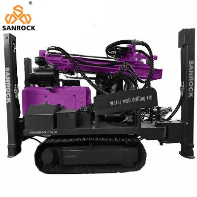 China Drill Rod Diameter 76mm 89mm Crawler Water Well Drilling Rig Machine 4000×1850×2300mm for sale