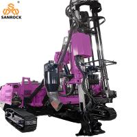 China Rock Blast Hole Drilling Machine Hydraulic Drilling Rig Feeding Force 12 KN Mining Borehole Drilling Rig for sale