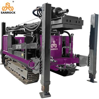 China 700m Deep Water Well Drilling Rig Hydraulic Well Drilling Rig Machine Portable  Engine for sale