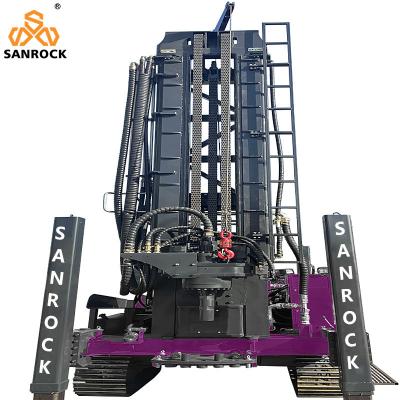 China 153KW Crawler Water Well Drilling Rig Lifting Force 50T Hydraulic Borehole Drilling Rig Water Drilling Machine for sale