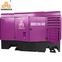 China Lubricated Diesel Screw Air Compressor Machine Mobile Air Compressor Speed 1750rpm Rotary Screw Air Compressor for sale