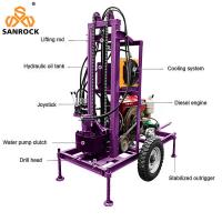 China High Drilling Efficiency Portable Water Well Drill Machine for Rotary Drilling Operation for sale