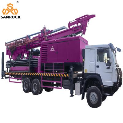 China Hydraulic Water Well Drilling Rig Lifting Force 22T/25T/47T/57T Truck Mounted RC Drilling Rig Machine for sale