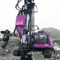 China Integrated DTH Drilling Rig Mining Quarry Blast Hole Drilling Machine Crawler Drilling Rig for sale