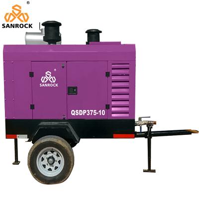 China Rotary Screw Air Compressor 93KW Diesel Small Air Compressor Machine Industrial Screw Air Compressor for sale
