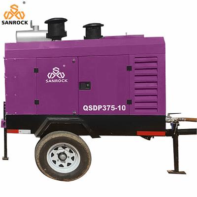 China Mini Rotary Screw Air Compressor Machine Pressure 10bar Mining Portable Screw Air Compressor Price for sale