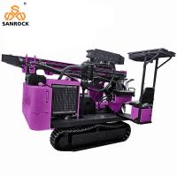 China Hydraulic Pile Driver Rotation Angle 360 Degree Screw Pile Drilling Machinery Solar Photovoltaic Pile Driver Machine for sale