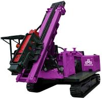 China Ground Screw Pile Driver Machine Power 70KW Solar Pile Driving Equipment Portable Rotary Pile Driver for sale