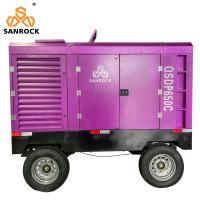 China Screw Air Compressor Machine High Pressure Air Screw Compressor Water Well Portable Diesel Air Compressor for sale