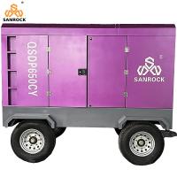 China Diesel Screw Air Compressor Portable Air Compressor Machine Air Cooling Screw Air Compressor Manufacturer for sale