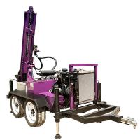 China Manufacturers Deep Well Drilling Machine Trailer Mounted Drilling Rig Small Water Well Drilling Rig for sale