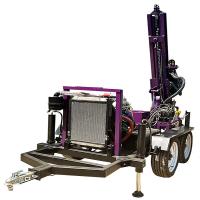 China Water Well Drilling Trailer Deep 300m Water Well Borehole Drilling Rig Portable Well Drilling Rig for sale