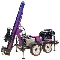 China Mobile Water Drilling Equipment Full Hydraulic Well Drilling Rig Water Well Drilling Rig Machine for sale