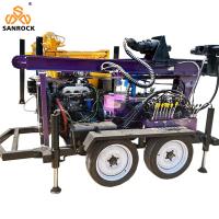China Tractor Mounted Water Well Drilling Rig 300m Deep Well Drilling Equipment Water Well Drilling Machines for sale