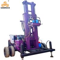 China Manufacturers Deep Well Drilling Machine Trailer Mounted Drilling Rig Small Water Well Drilling Rig for sale