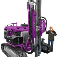 China Pile Driving Equipment Groundwork Solar Pile Drilling Rig Hydraulic Screw Pile Driver for sale