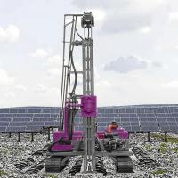 China Pile Driving Equipment Groundwork Solar Pile Drilling Rig Hydraulic Screw Pile Driver for sale