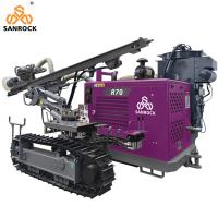 China Hydraulic DTH Drilling Rig 50m Depth Blast Hole Portable Down The Hole Drilling Machine for sale