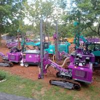 China DTH Hammer Drilling Rig Borehole Drilling Equipment High Efficiency Crawler Drilling Machine for sale