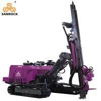 China Surface Drilling Rig Crawler Borehole Drilling Rig Lifting Force 27KN Anchor Drilling Machine for sale