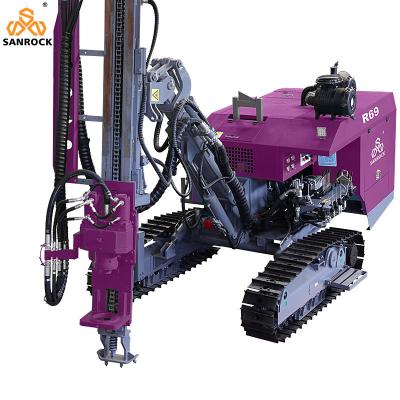 China Surface Drilling Rig Crawler Borehole Drilling Rig Lifting Force 27KN Anchor Drilling Machine for sale