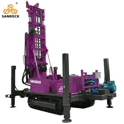 China Portable Water Well Drilling Rigs Deep Well Drilling Machine Lifting Force 52T Water Well Drill Rig for sale