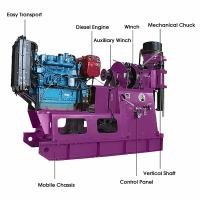 China Engineering Core Drilling Rig Electric Motor 22KW Underground Water Drilling Machine Core Sample Drill Rig for sale