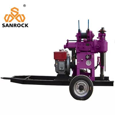 China Core Sample Drilling Rig Borehole 180meters Deep Exploration Geotechnical Drill Rigs for Sale for sale