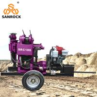 China Hydraulic Core Drilling Rig Tractor Mounted Drilling Rig Small Core Drilling Equipment for sale