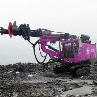 China Hard Rock Borehole Drilling Equipment Depth 36m Mining Drilling Machine Crawler DTH Drilling Rig for sale