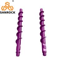 China Spiral Drill Pipe 42mm 50mm 60mm Geology Borehole Auger Drill Pipe Threaded Drill Rod for sale