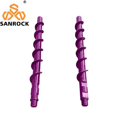 China Spiral Drill Pipe 42mm 50mm 60mm Geology Borehole Auger Drill Pipe Threaded Drill Rod for sale