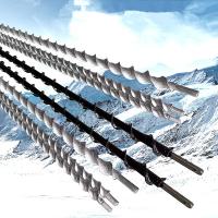 China High Speed Anger Drill Pipe Single / Double Spiral Blades Threaded Drill Rod Twist Drill Pipe for sale