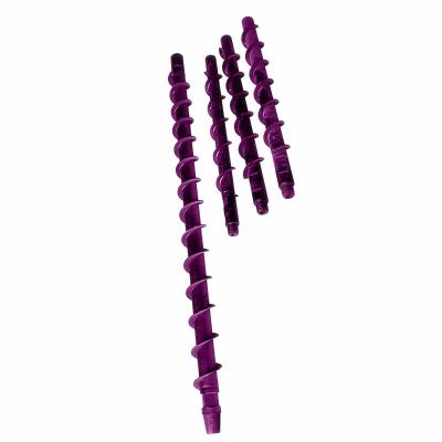 China Twist Drill Pipe Length 1-6m Rotary Borehole Mining Machinery Parts Spiral Drilling Rod for sale