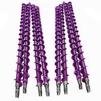 China Threaded Drill Rod Heat Treatment Auger Drilling Pipe Mining Spiral Drilling Rod Price for sale