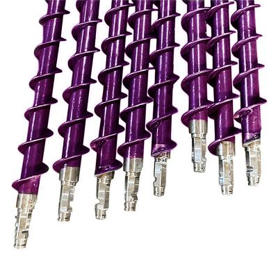 China Twist Drill Rod Foundation Piling DTH Drilling Pipe High Performance Spiral Drill Rod for sale