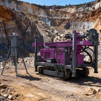 China Crawler Drilling Rig Power 129KW Reverse Circulation RC Drilling Machine Geological Core Drilling Rig for sale